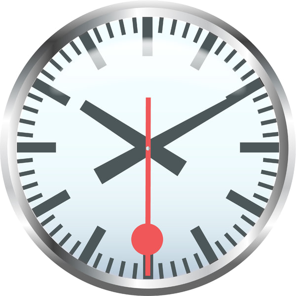 Shapes Adobe Illustrator clock arms artwork