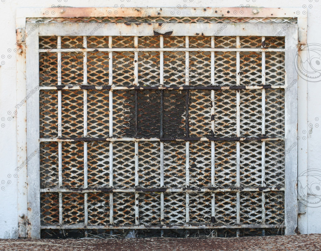 Texture JPEG metal window grate