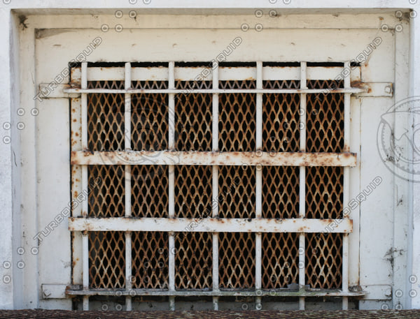 Texture JPEG metal window grate