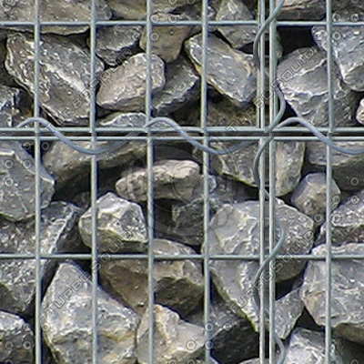 Texture JPEG gabion tileable wall