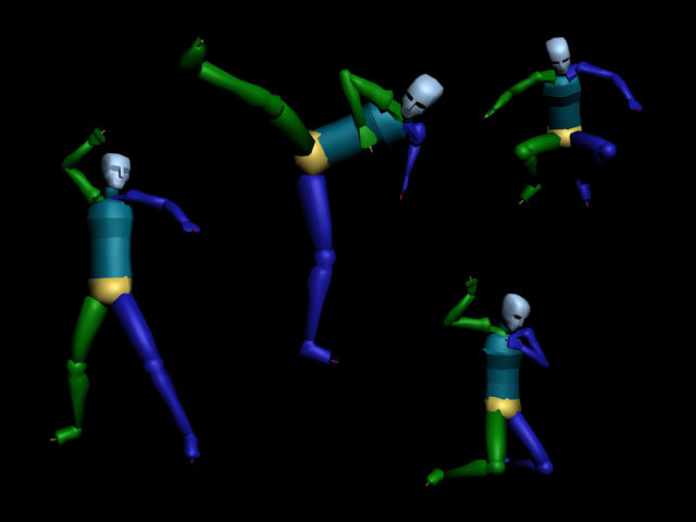 Motion Character Studio Biped BIPs for games