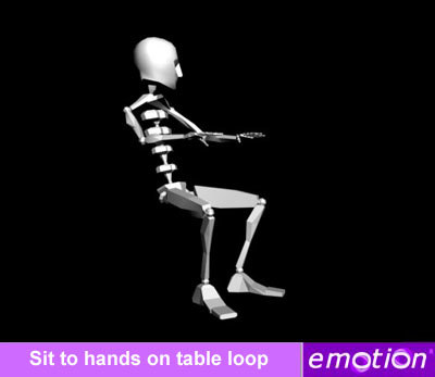 Motion sit hand table