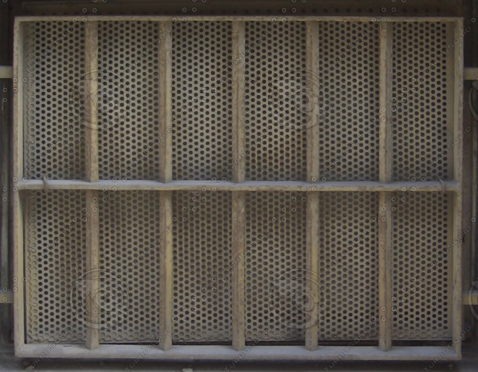 Texture Windows Bitmap grating mesh window