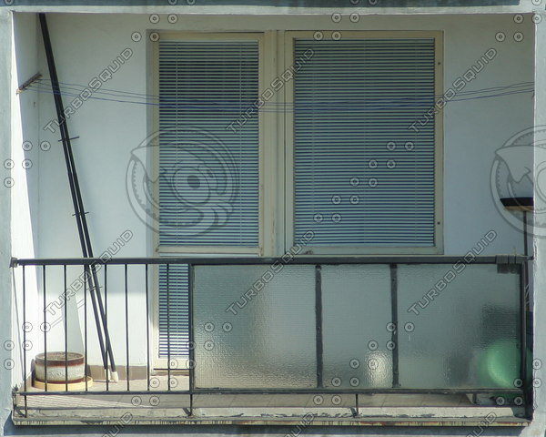 Texture window loggia balcony