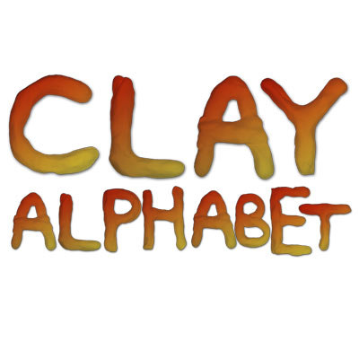 Stock Targa alphabet clay sign