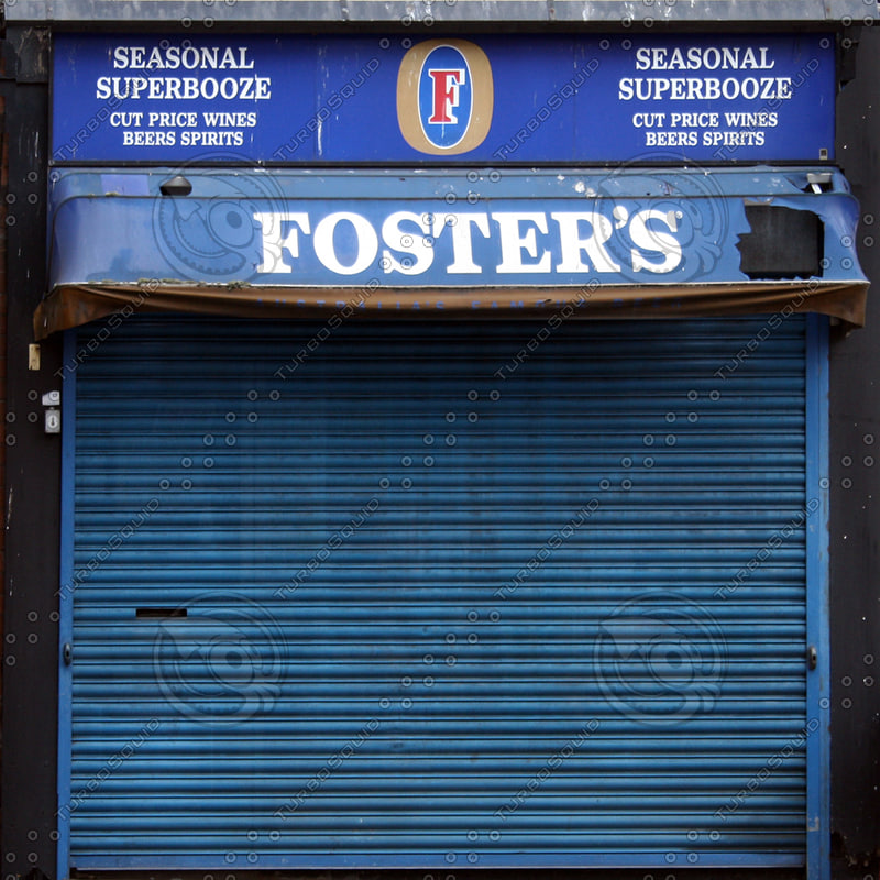 Texture JPEG off licence shop