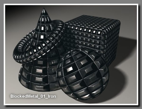 Materials 3ds Max Texture Metal set Copper