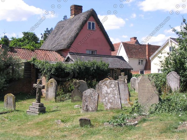 Stock JPEG cemetary tombstone building