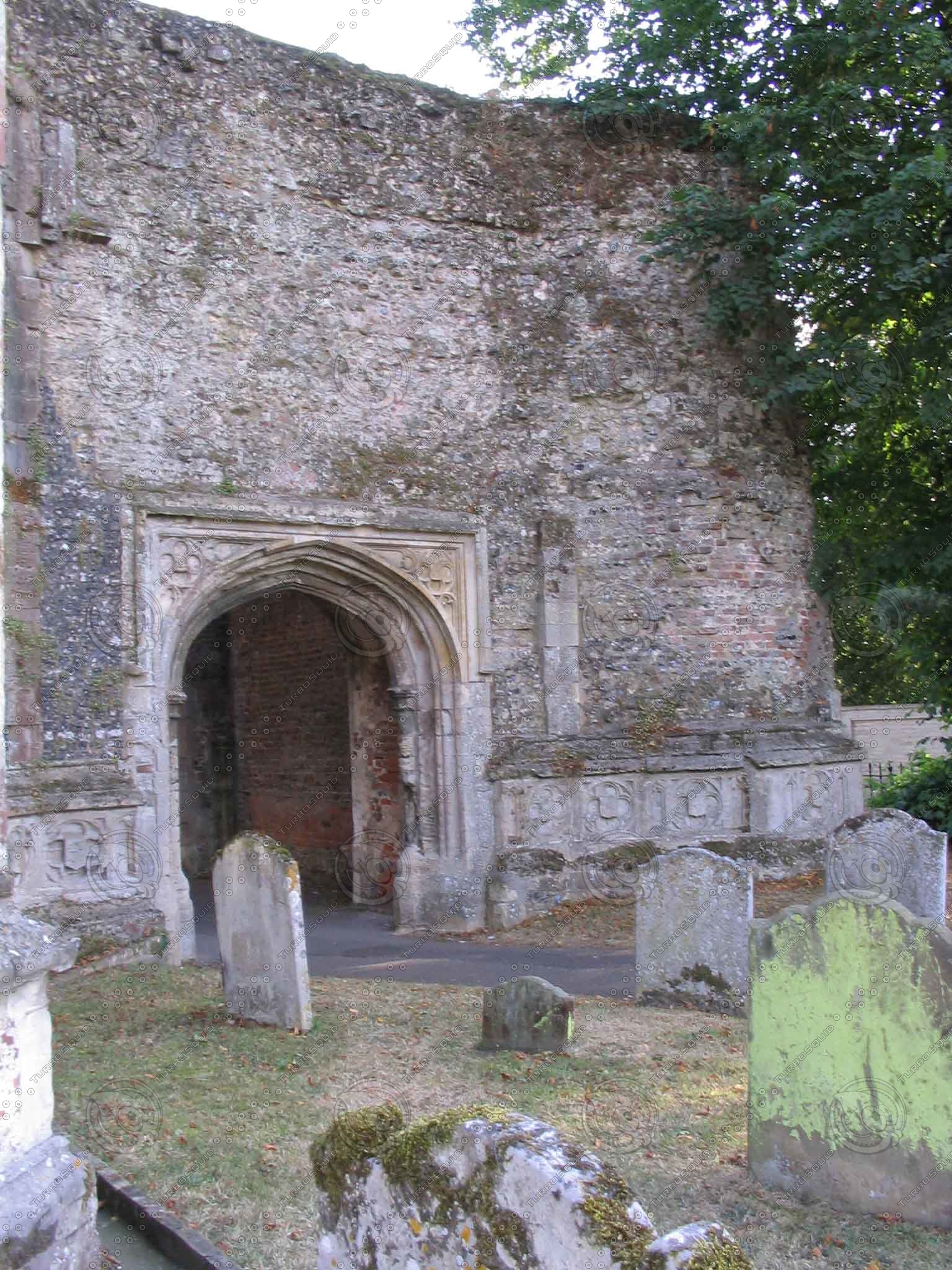 Stock JPEG cemetary tombstone building