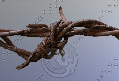 Texture Photoshop barbed wire fence