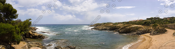 Texture JPEG Mediterranean sea landscape