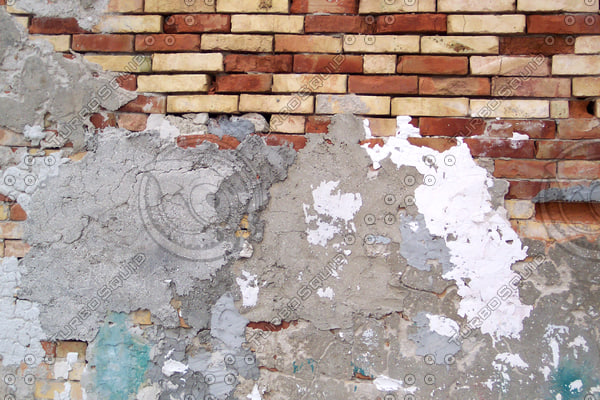 Texture JPEG bricks plaster wall