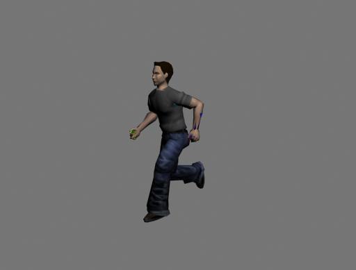 Motion Character Studio Biped run