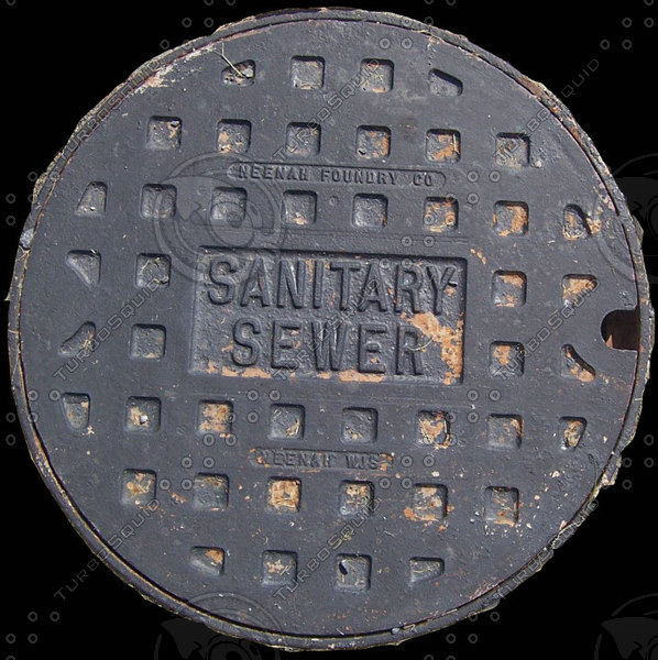 Texture JPEG sewer lid