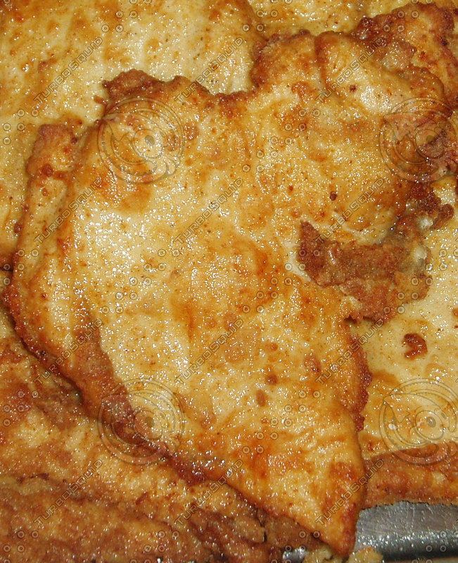 Texture JPEG fried chicken patty