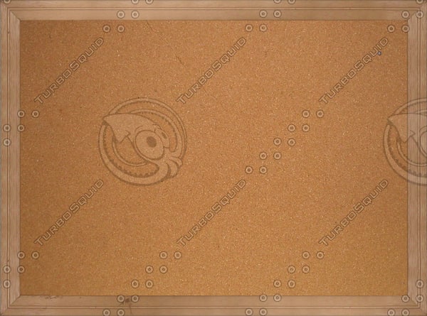 Texture PNG bulletin board cork