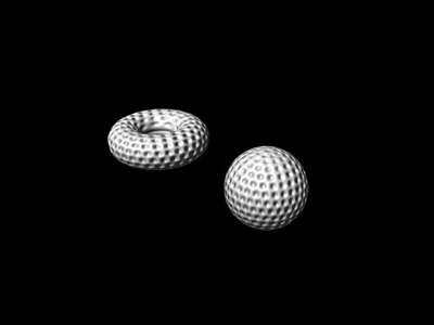 Texture Maya golf golfball ball