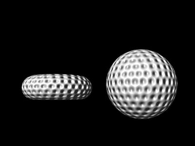 Texture Maya golf golfball ball