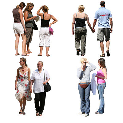 Texture JPEG people 3drender viz