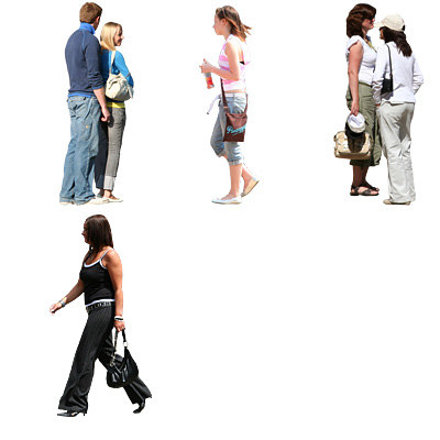 Texture JPEG people 3drender viz