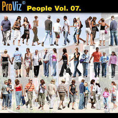 Texture JPEG people 3drender viz