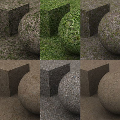 Materials 3ds Max Texture grass soil real