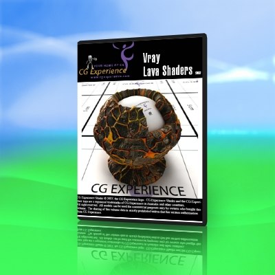 Materials lava vray shaders