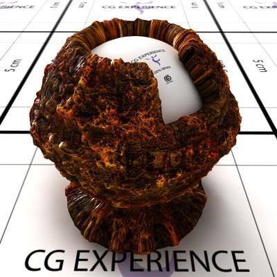 Materials lava vray shaders