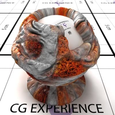 Materials lava vray shaders