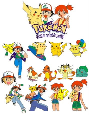 Shapes Adobe Illustrator pokemon collection vector
