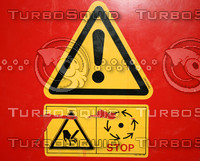 Texture JPEG stop sign texture