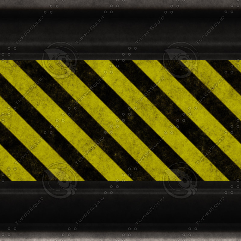 Texture JPEG hazard lines warning