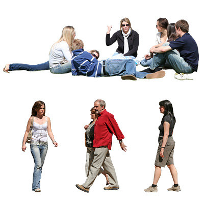 Texture JPEG people 3drender viz