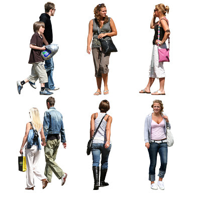 Texture JPEG people 3drender viz
