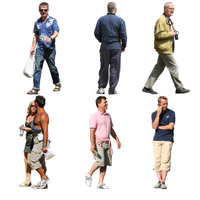 Texture JPEG people 3drender viz