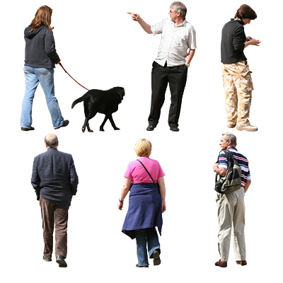 Texture JPEG people 3drender viz