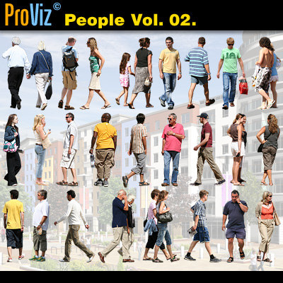 Texture JPEG people 3drender viz