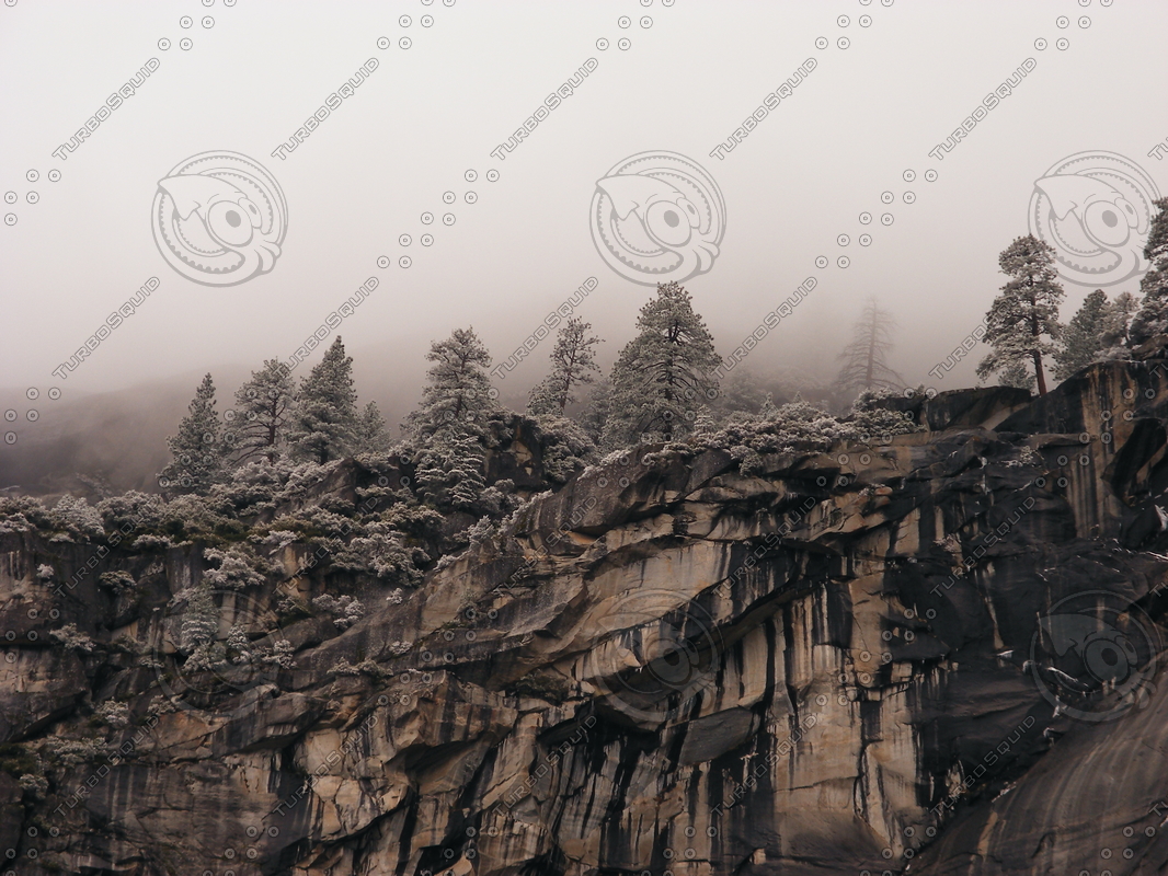 Stock JPEG snow cliff rock