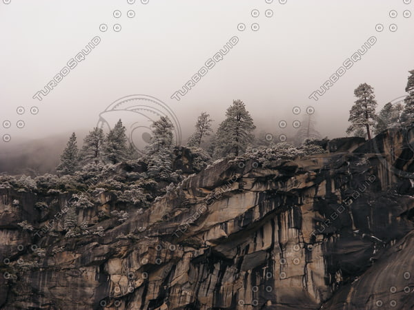 Stock JPEG snow cliff rock