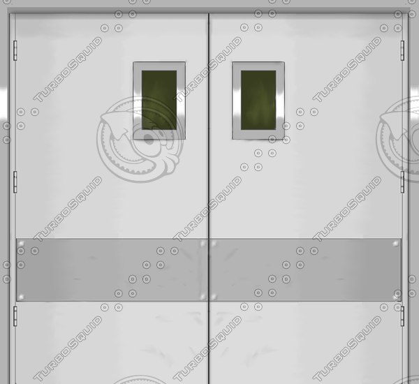 Texture PNG Door double hospital