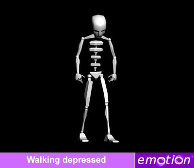 Motion Walking depressed mocap