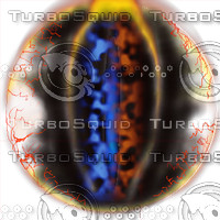 Texture Photoshop demon eye blue