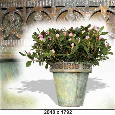 Texture Photoshop patio isolated on