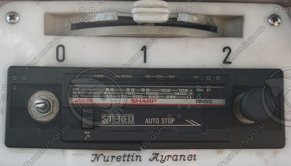 Texture JPEG car texture radio