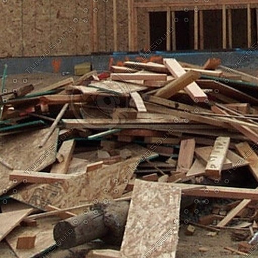 Stock JPEG wood pile rubble