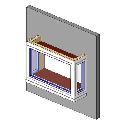 Building Revit Family window casement bay