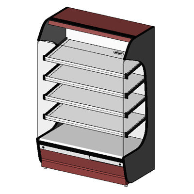 Building Revit Family Rod Shelf Casework