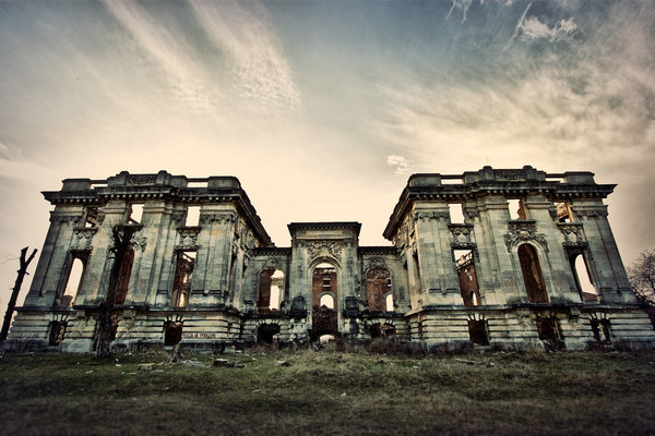 Stock JPEG castle desterted neoclassical