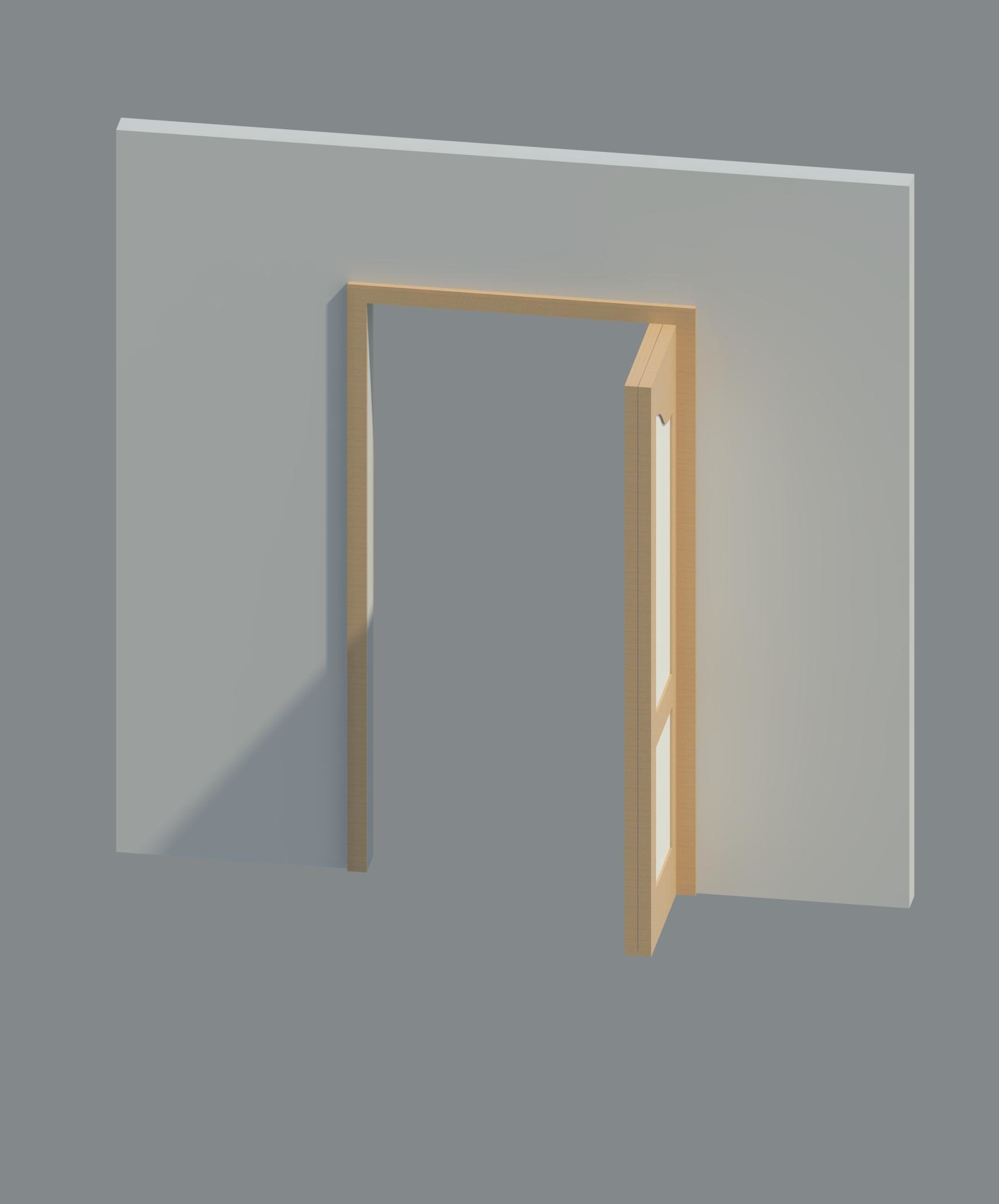 Building Revit Family Wood Door