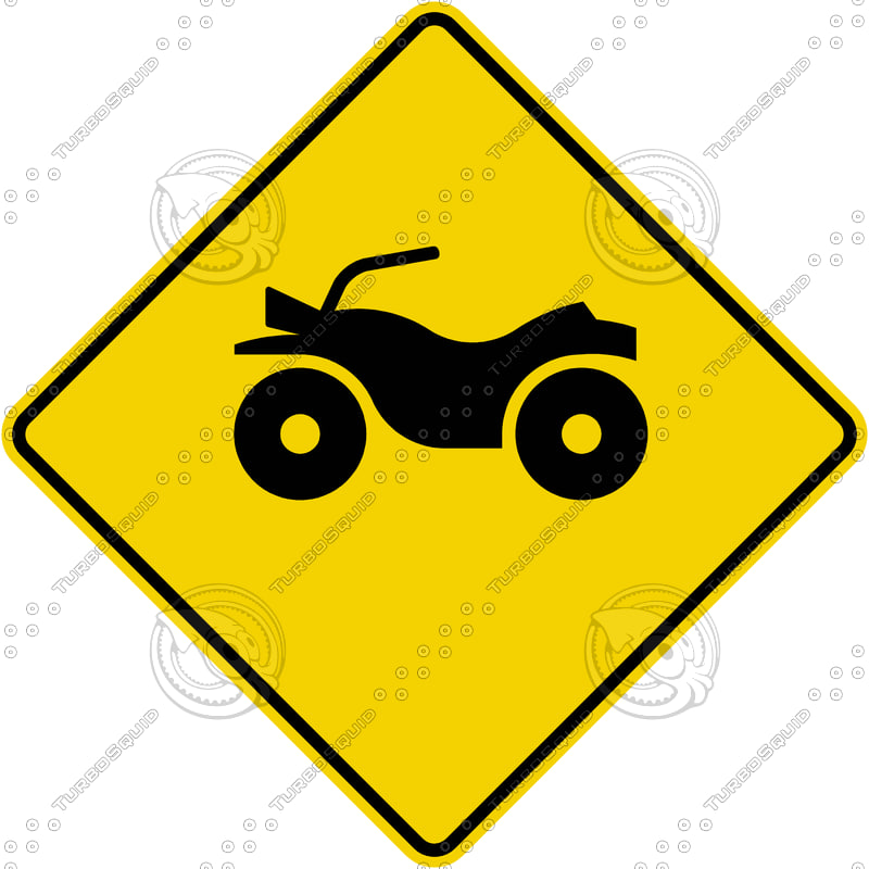 Texture JPEG Caution ATV Crossing